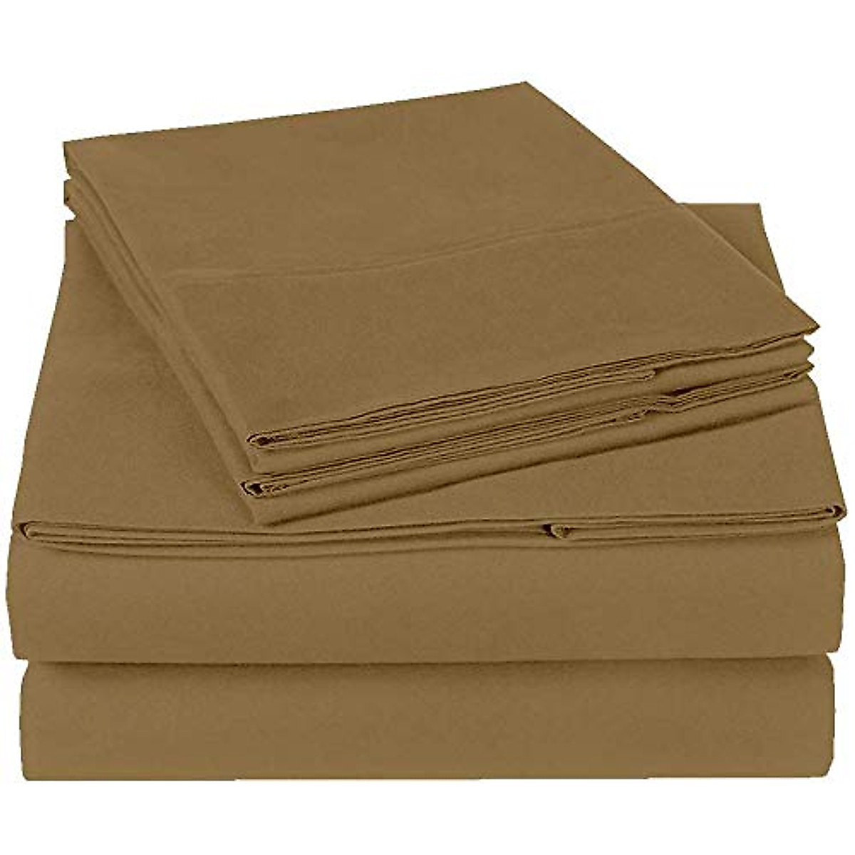 Queen'S Linen Rv Sheets For Camper King 70X80 Size Bed, Soft Brushed Microfiber, 1800 Hotel Luxury Bed Sheets Set For Campers, Easy Fit Mattress Up To 8 Inch Deep Pockets(Taupe Rv Sheets)