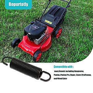 Bopurtotly 179748 131335 Brake Arm Springs Replace Craftsman Poulan Husqvarna 42" Deck Lawn Mower Part 532131335 532179748