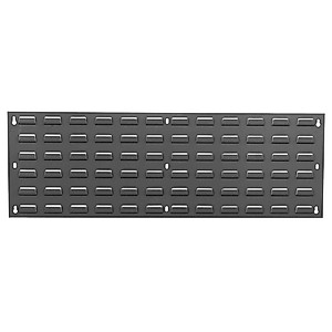 Quantum Storage Systems, QLP-3612, Louvered Panel, 36 X 1/4 X 12 In,Gray