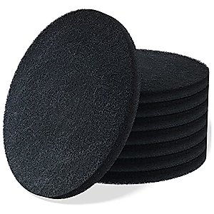 Minrun 8 Pieces 7.25" Round Extra Thick Activated Charcoal Filters, For Kitchen Compost Bin Pail Replacement Filter, Universal Size Fits ALL Compost Bins Up To.
