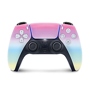 PS5 Colorwave Skin for PlayStation 5 Console and 2 Controllers, Color Blocking skin Vinyl 3M Decal Stickers Full wrap Cover (Disk Edition)