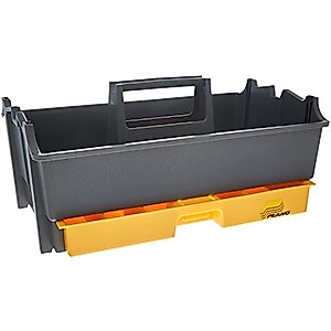Plano Molding 311-007 14" Tote, Graphite Gray and Iron Yellow