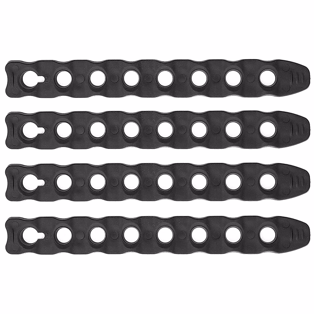 Bike Rack Strap, Bike Wheel Stabilizer Straps, Replacement Rubber Straps Accessory Strap Kit, Adjustable, Bicycle Wheel Stabilizer Straps 4 Pack Compatible with Thule 534