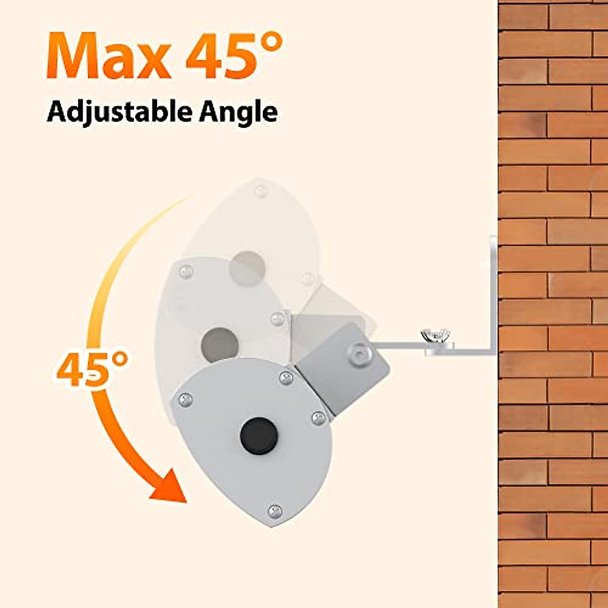 Electric Patio Heater, 1500W Outdoor Heater with 3 Power Settings, Remote Control, Outdoor/Indoor Wall-Mounted Infrared Heater with Fast Heating and Overheat Protection for Large Room, Garage