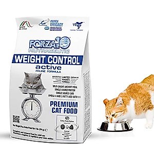 Forza10 Active Dry Weight Control Cat Food for Adult Cats, Dry Cat Food Weight Control for Overweight Cats and with Metabolism Disorders, Wild Caught Anchovy Flavor, 1 Pound Bag