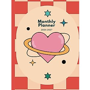 4 years planner 2024-2027: Organizer From January 2024 To December 2027 With Holidays, Notes, Goals, To Do list