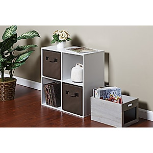OneSpace 50-41201 4-Cube Organizer, White