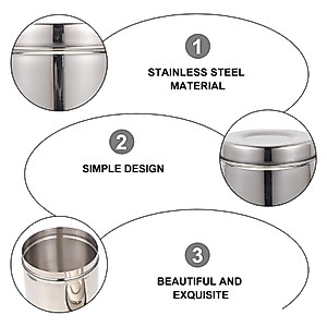 DIYEAH Stainless Steel Medical Jar - Resistant Gauze Holder Dressing Unguent Storage Can Sundry Professional Storage Container