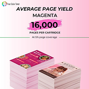 TCT 651A Magenta Toner Cartridge - Premium Compatible Replacement for HP 651A CE343A Works with HP Color Laserjet Enterprise 700 MFP M775dn M775f M775z M775z+ Printers (16,000 Pages)