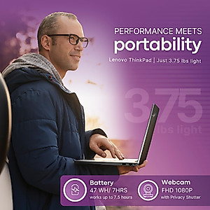 Oemgenuine Lenovo ThinkPad E16, WUXGA 16" IPS, Intel Deca Core i5-1335U (Beats i7-1255U), 16GB RAM, 1TB NVMe, FP, Backlit KB, WiFi 6 + BT, RJ-45, FHD Webcam, W11P, Business Laptop