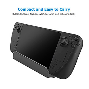 Game Card Case Stand, 12 Storage Slots Heat Sink Hole Design Portable Game Grip Stand for Tablet for Gamepad