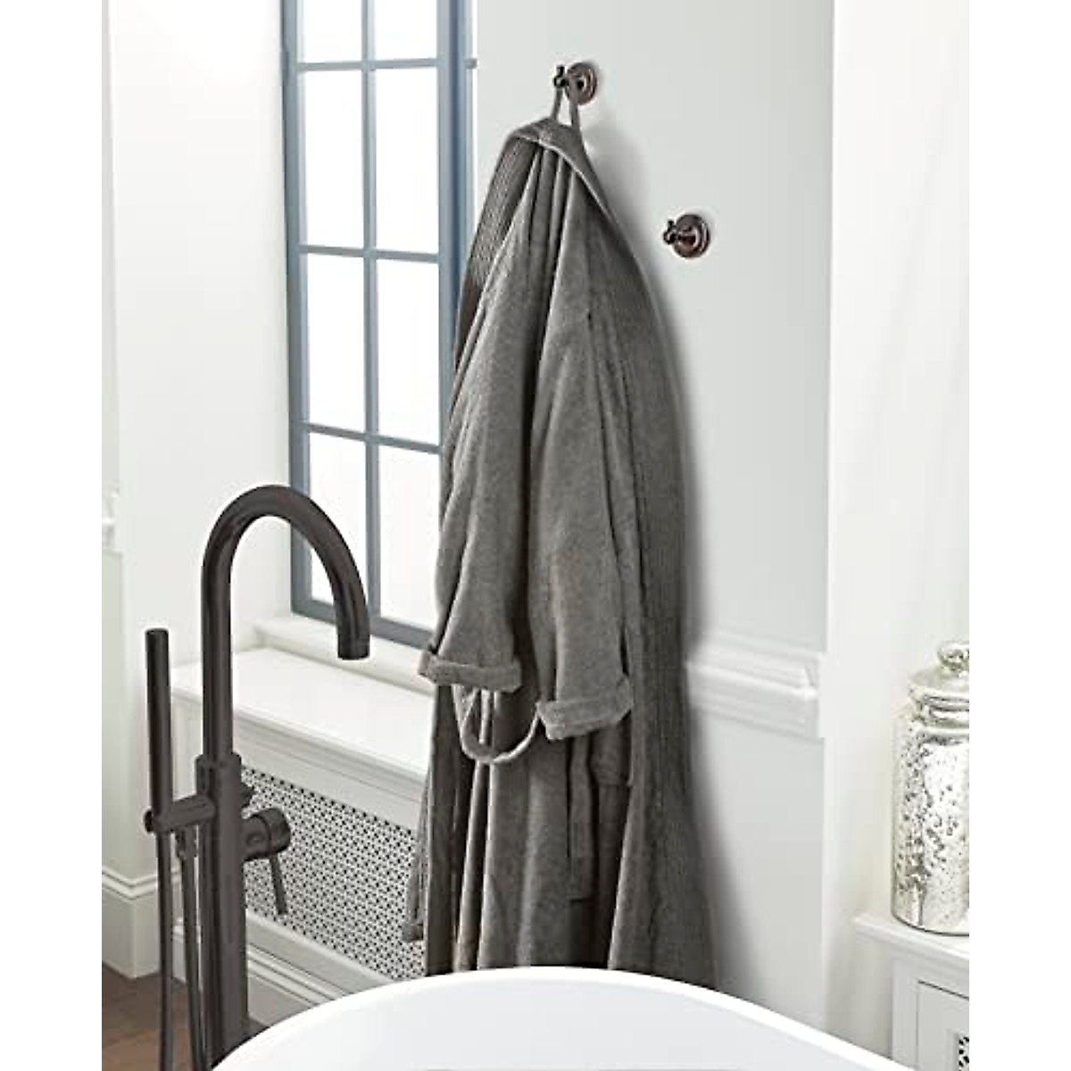 Wall Mounted Oil Rubbed Bronze Robe Hook, Towel Holder, Single Prong Hook, Towel Hook, Bathroom Accessories, Bath Hardware, Kitchen Towel Holder