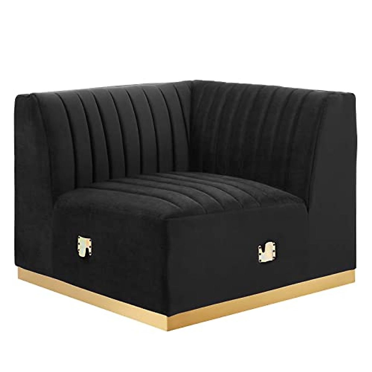 Modway Conjure Sectional, Gold Black