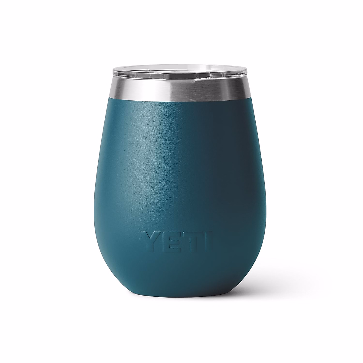 YETI Rambler 10 oz Wine Tumbler, Vacuum Insulated, Stainless Steel with MagSlider Lid, Agave Teal