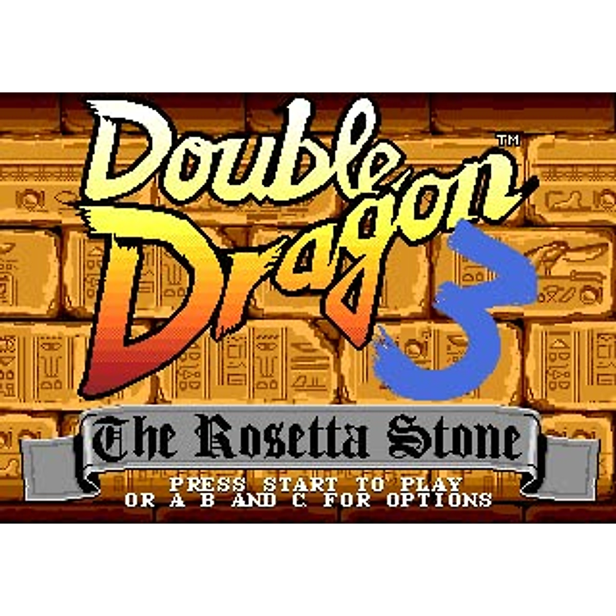 Double Dragon 3 16 bit MD Game Card For Sega Mega Drive For Genesis-Double Dragon 3