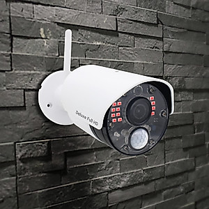 CasaCam Deluxe VS5102A Security Camera System with 1080p Cameras and 10.1" Large Touchscreen Monitor, Two-Way Audio, Free APP, 32GB SD Card Installed (1080p Deluxe Camera, 10.1" Monitor)