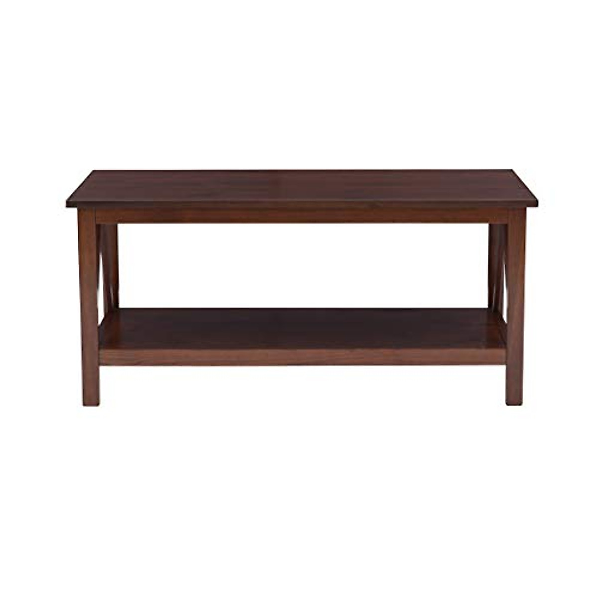 Linon Home Dcor Linon Home Decor Titian Coffee Table, 44.02"w x 21.97"d x 20"h, Antique Tobacco