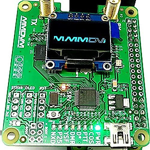 GOOZEEZOO MMDVM Duplex Hotspot Module Dual Hat V1.5.2 Support P25 DMR YSF NXDN DMR Slot 1 + Slot 2 for Raspberry pi with USB Port (with OLED)