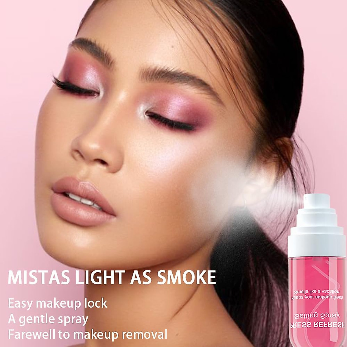 Matte Hydrating Makeup Setting Spray,Keeps Face Makeup from Melting & Fading Oil-Free 24hr Setting Lasting Refreshing Revitalizes For Face & Skin Care,Vegan & Cruelty-Free(55 ml/1.86 Fl Oz)