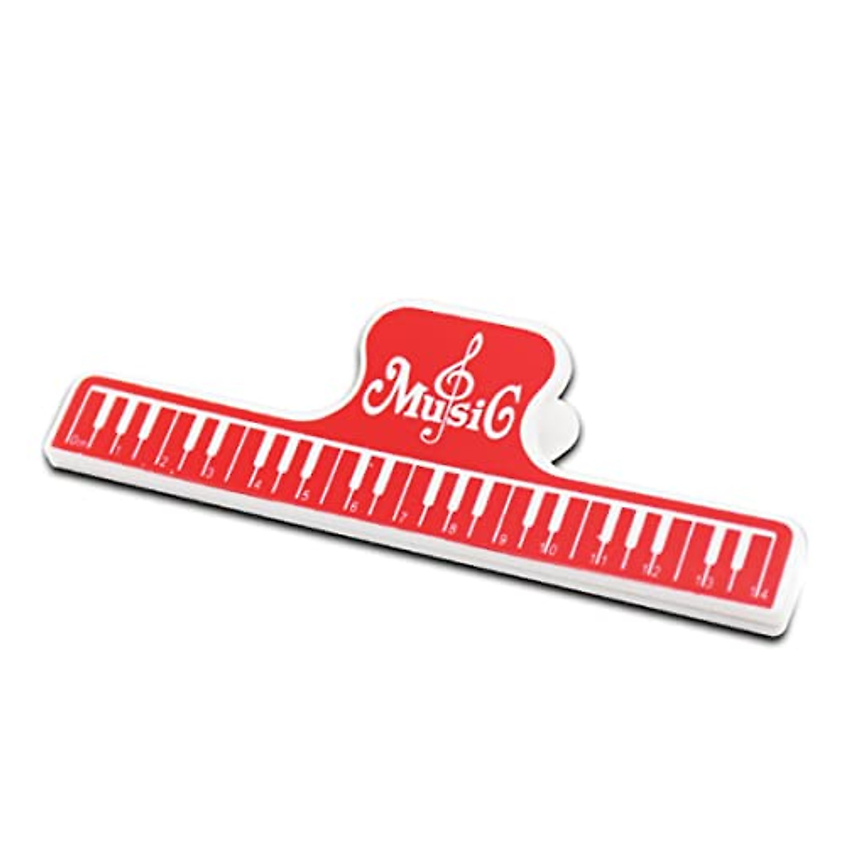 2Pcs Music Book Clip Plastic Sheet Music Holders Page Marker Clips File Clips for Shops Home Office and School Black Page Clips Book Holder