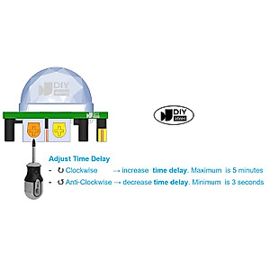 DIYables 2pcs HC-SR501 Infrared PIR Motion Sensor for Arduino, ESP32, ESP8266, Raspberry Pi