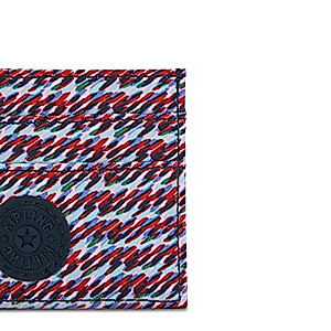 Kipling Womens Kipling Women's Daria Card Holder, Imported Printed Polyester Holder Wallet, Luscious Waves, 4.25 L x 3.125 H 0 D US