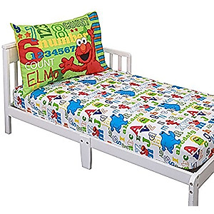 Sesame Street Elmo & Friends Toddler Sheet Set