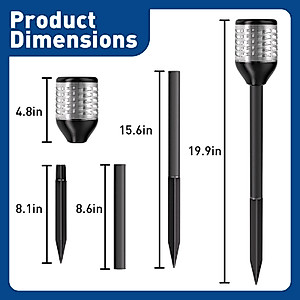 vertmuro Bug Zapper Outdoor, 2-in-1 Mosquito Killer & Decorative Flame Light, IP-X4 Waterproof Plug in with RGB Light, Fly Zapper Mosquito Catcher for Patio Garden, 6Pack