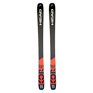 HEAD Unisex Kore 99 Graphene Grey Freeride All-Mountain Skis, Size: 180