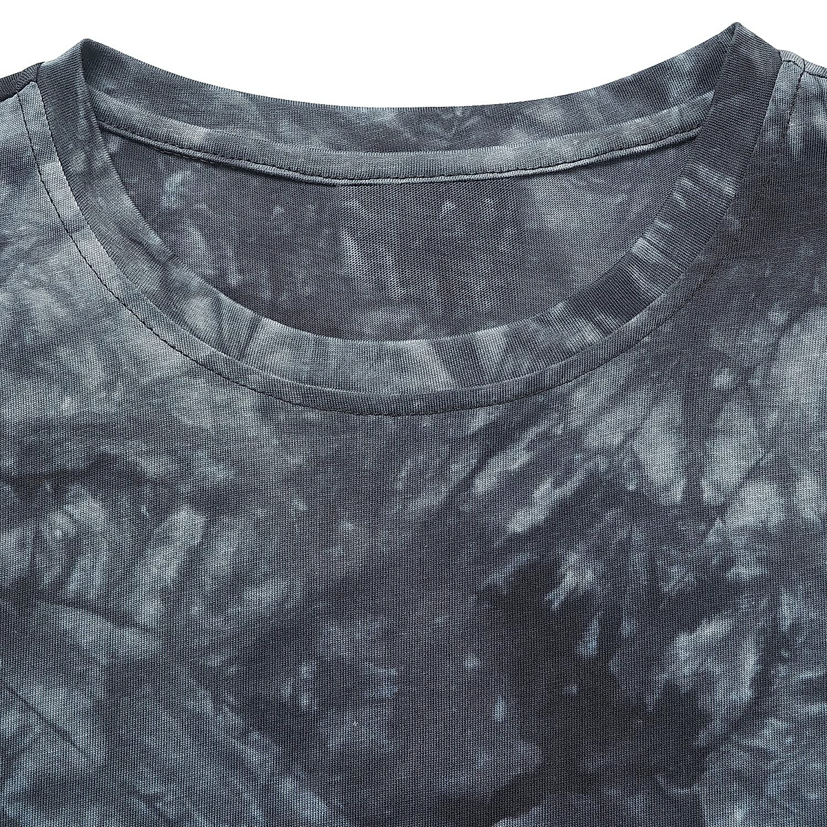 LETAOTAO Mens Tall T Shirts Tie Dye Shirts for Men Extra Long Tshirts Longline Hipster Print Tee for Tall Men