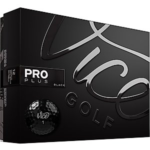 Vice Golf Limited Edition Pro Plus Golf Balls (Black)