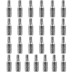 HPHOPE T25 Screwdriver Bit Set, Torx Bits T25, 1/4" Hexagon Bit, Length: 1", 25Pcs