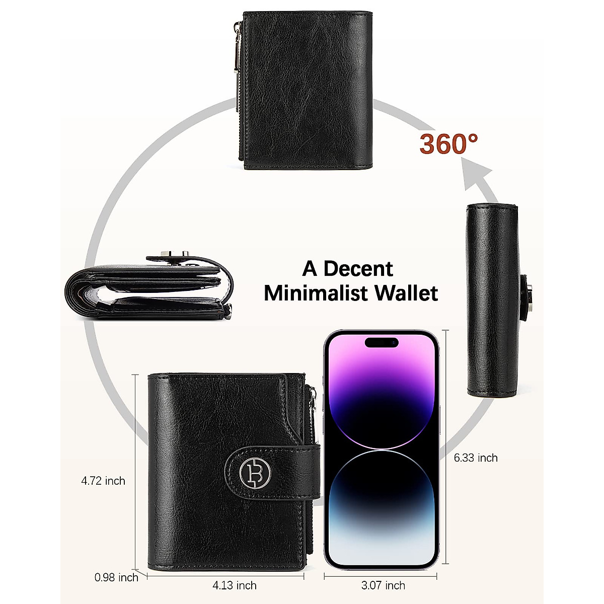 BOSTANTEN Small Crossbody Purse for Women Women Leather Small Wallet