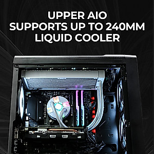 Zalman M3 Plus Micro ATX RGB Gaming PC Case - mATX / Mini-ITX - 4x 120mm Static RGB Fans Preinstalled - Mesh Front Panel - Tempered Glass Side Panel