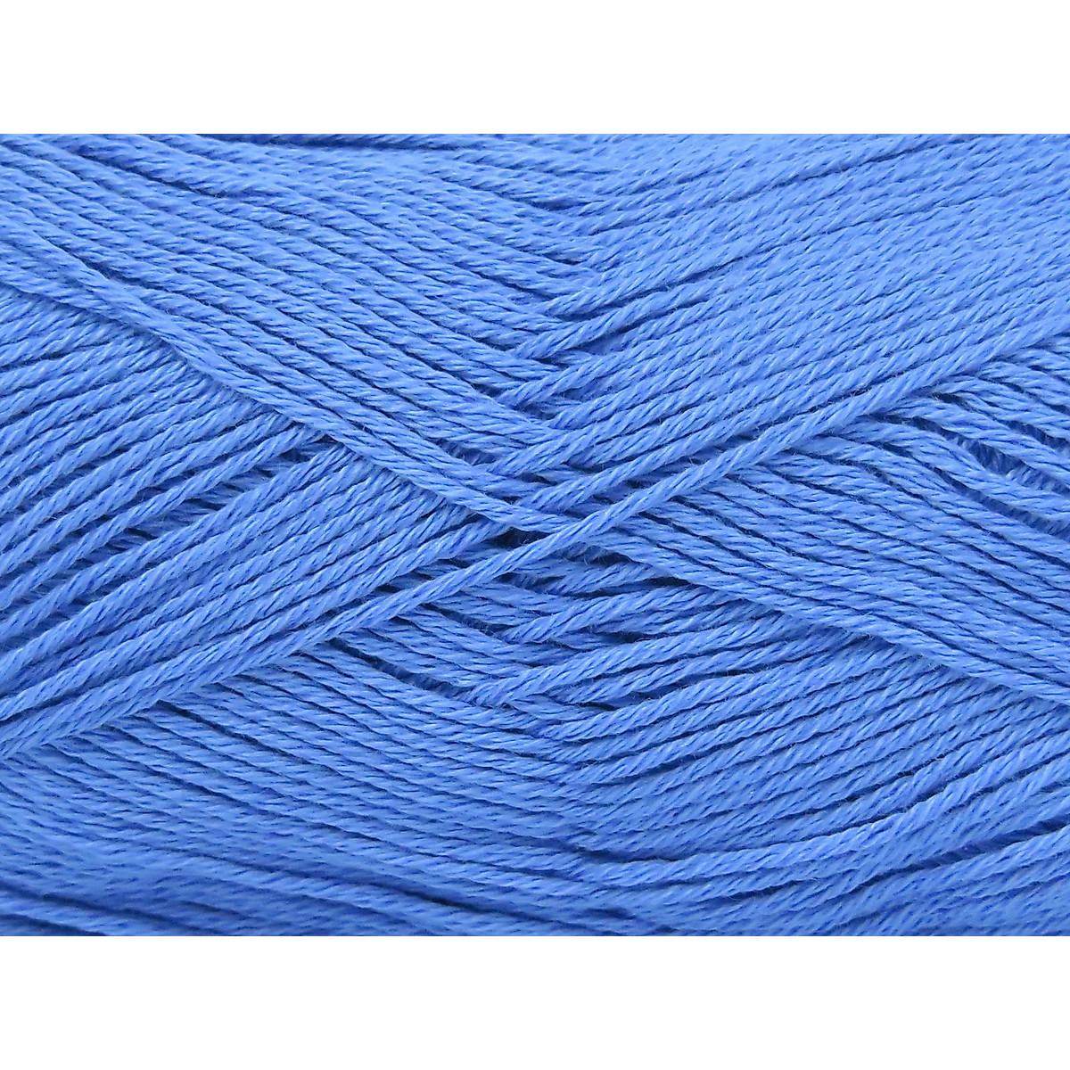 Lot of 6 Skeins Ice Yarns Almina Cotton (100% Mercerized Cotton) Yarn Blue