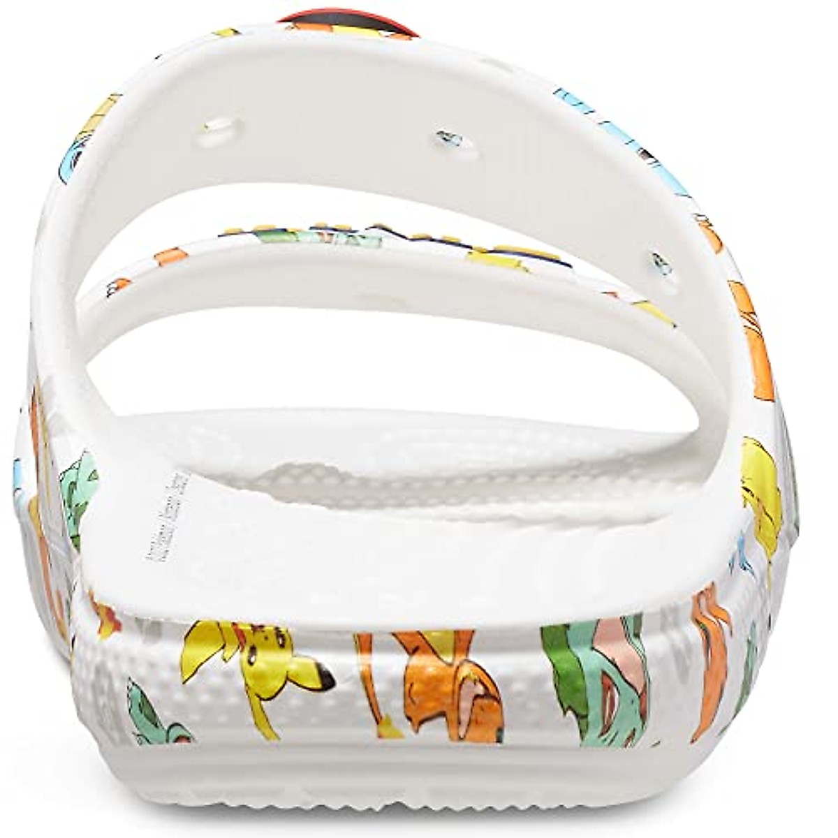 Crocs Unisex Classic Pikachu Sandals, Pokemon Shoes Slide, White/Multi, Numeric_8 US Men