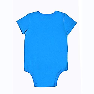 Marvel Boys’ Captain America Bodysuit and Hat Set for Newborn and Infant – Blue