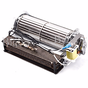 Replacement Fireplace Fan Blower and Heating Element for Twinstar Electric Fireplace, Wood Burning Stove, Blower with Heather Element for Twin Star 28E05, 28E05R, TS-001, 23EF010GAA Electric Fireplace