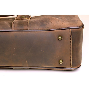 Yoshihiro Genuine Natural Leather Knife Culinary Bag Japanese Sushi Chef Tool (Brown)