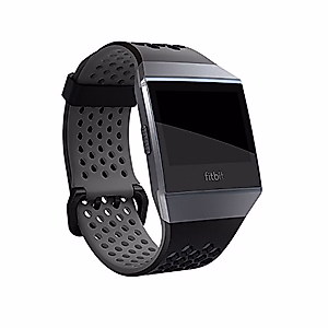 Fitbit Ionic Accessory Sport Band, Black/Gray, Small