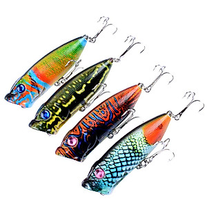 BESPORTBLE 4 Pcs Fishing Spinners and Lures trolling Spoons Lures Sinking Fishing Baits Metal Cooking Spoon Sinking Lure Lifelike Lure Metal Spoon Life-Like Swimbaits to Rotate Lure Bait bass