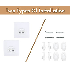 Shower Caddy Basket Shelf, Bath Accessories , Shampoo Holder Organizer No Drilling Wall Mounted Adhesive Bathroom Storage Black Stainless Steel (Black) - 2 Pack