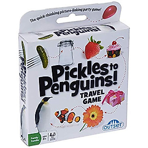 Pickles to Penguins! Travel Edition -The Quick-Thinking Picture-Linking Party Game – for 2 or More Players Ages 8 and up by Outset