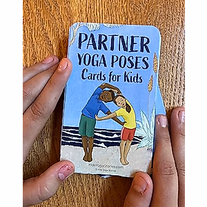Partner Yoga Poses Cards for Kids - for Play Therapy, Brain Breaks, Classroom Yoga, Yoga for Families, Elementary PE Class, Yoga Games, Preschool Yoga, Kids Yoga Class, or Mommy Me Yoga