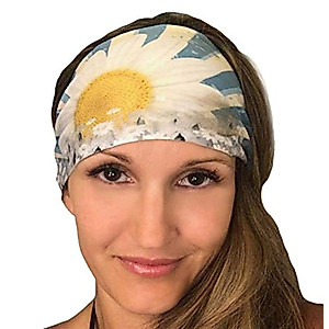 Bondi Band Halo Head Band, 4", Blue, (Halo2017)