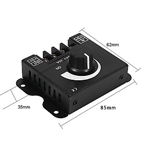 LED Light Strip Dimmer, Led Dimmer Switch - 12V-24V 30A Led Switch Dimmer Controller Manual Operation for Strip Light Single Color, Dimmer Switches For Led Lights