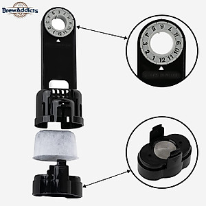 Brew Addicts Water Filter for Keurig 1.0 Coffee makers. Starter Kit: 6 filters & 1 Filter Holder. Replacement Water Filter Cartridges Kit Compatible with Classic Brewers