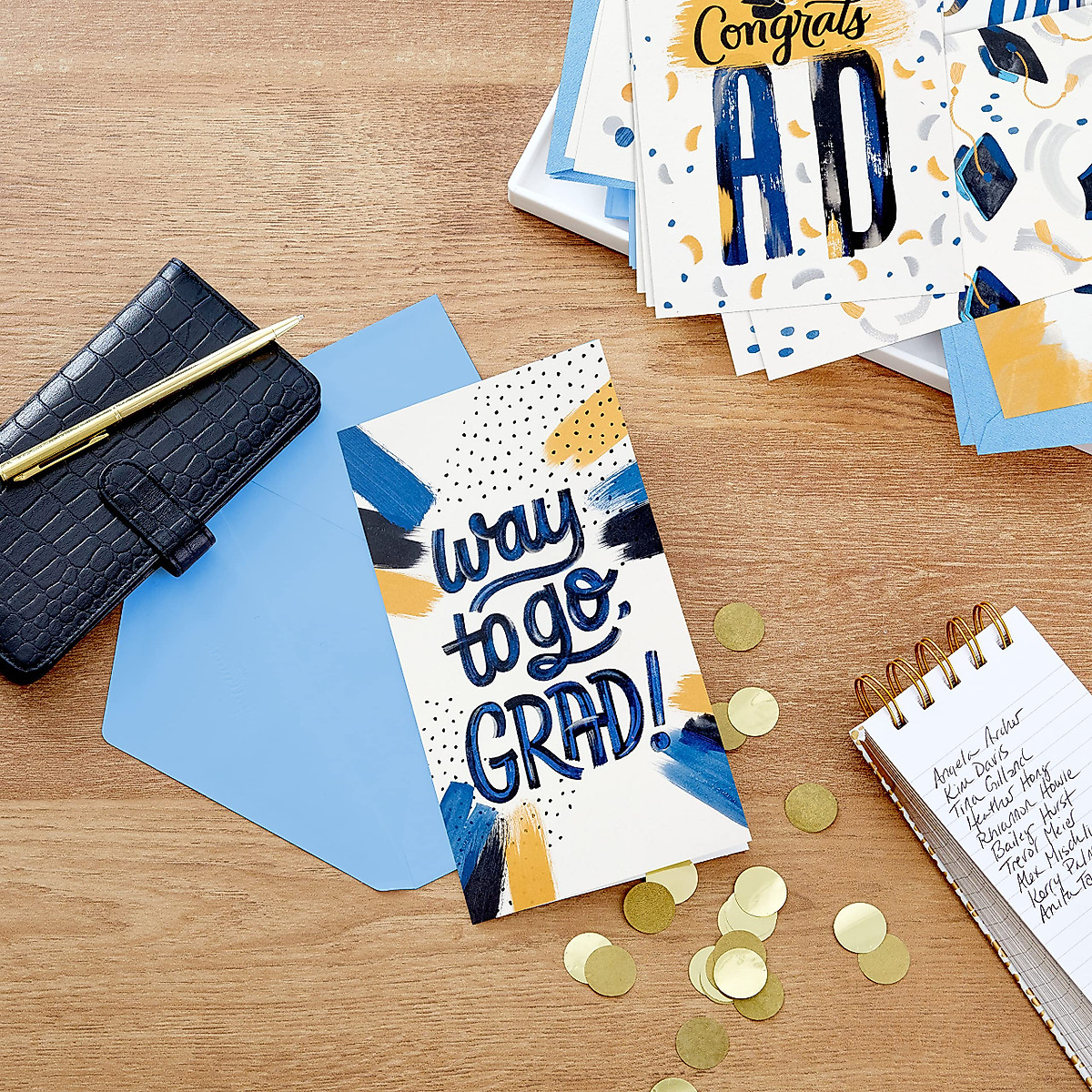 Hallmark Graduation Money Holders or Gift Card Holders Assortment with Envelopes, You Did It (36 Cards and Envelopes)