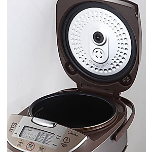Midea Micom Rice Cooker, Digital Multi-Functional Ricer Cooker/Steamer, Brown Rice, Slow Cooker (3L/5.5Cup, Champange) MB-FS3017