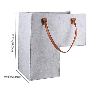 Staircase Basket Storage Bag Large Laundry Hamper Large Container Round Laundry Basket Felt Laundry Basket Stair Organizer Large Utility Tote Sundries Basket Clothes Organizer